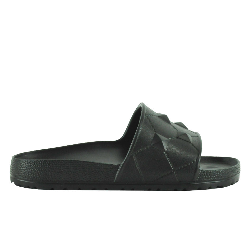 Anthony Rubber Studded Pool Slide – Footnotes