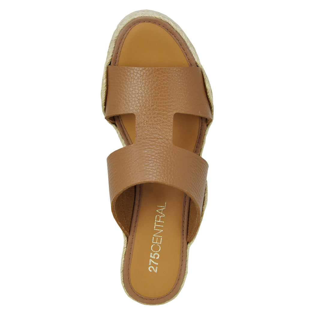 Christie Leather Espadrille Wedge Slide – Footnotes