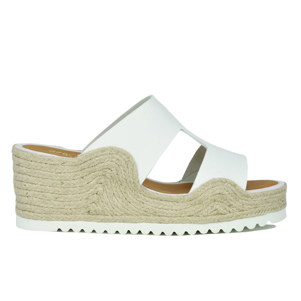 Christie Leather Espadrille Wedge Slide – Footnotes