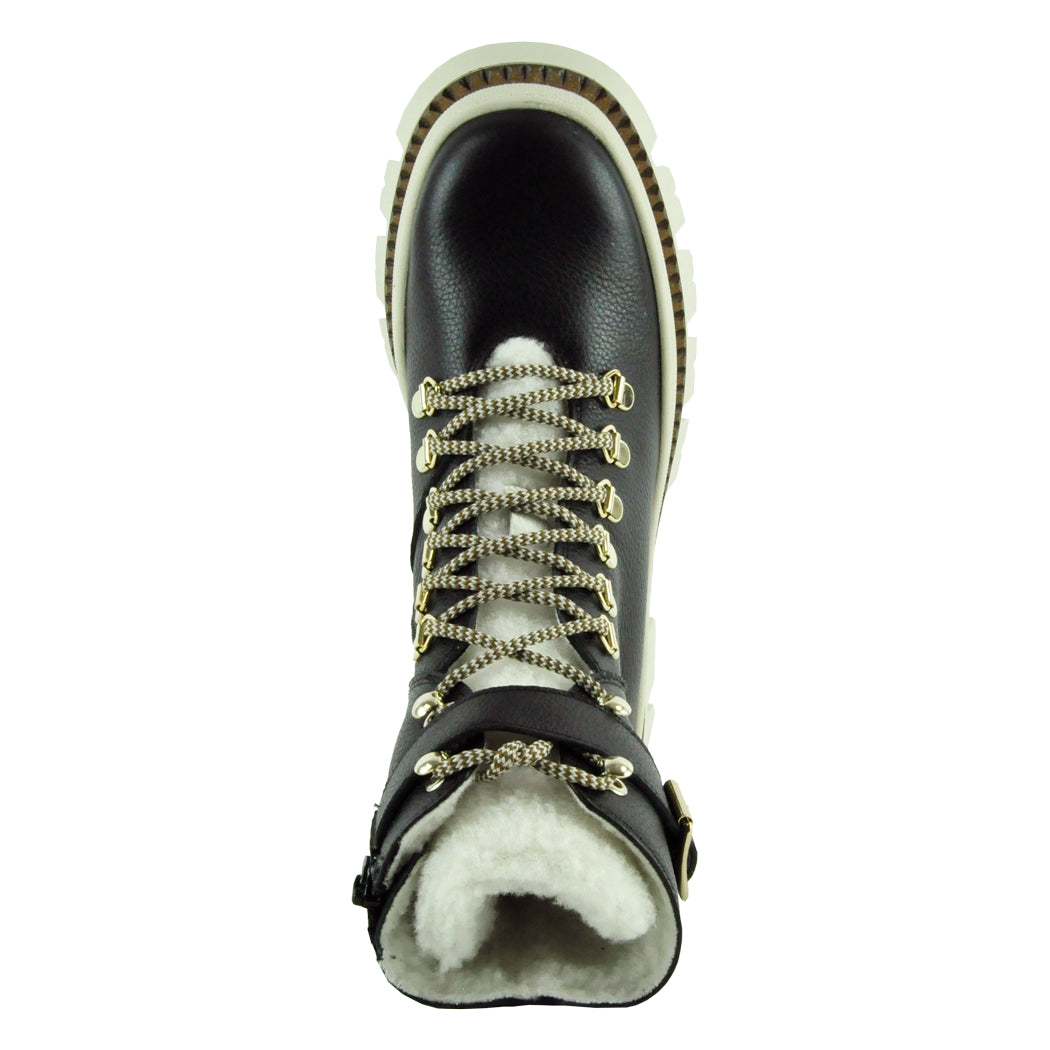 Ella Leather Lace Fur Boot – Footnotes