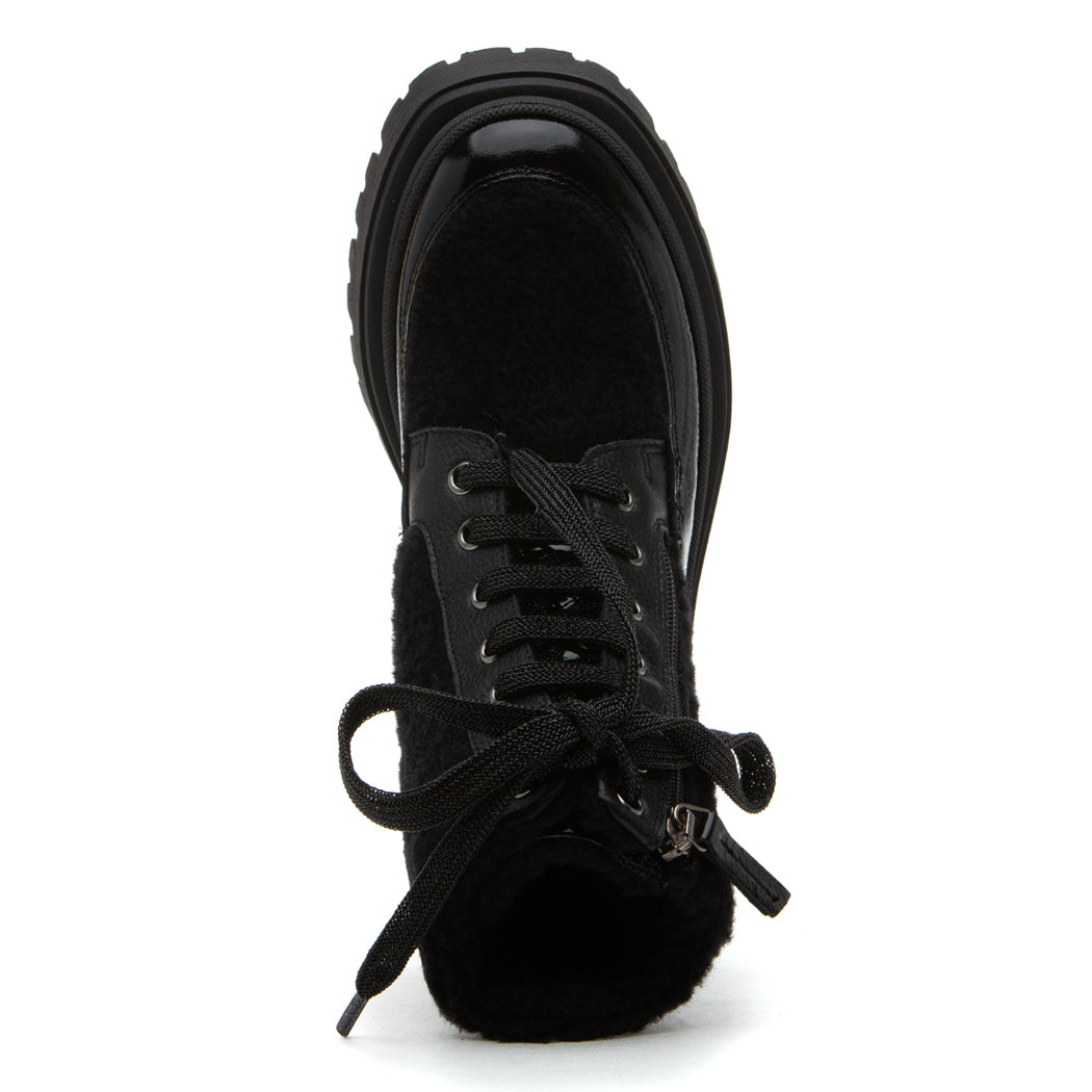 Ezra Suede Fur Lace Up Boot – Footnotes