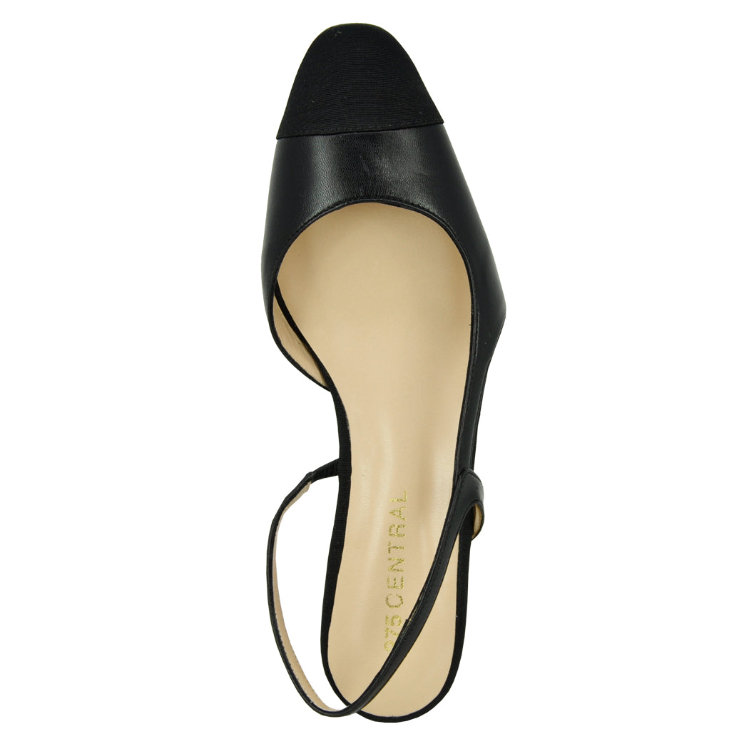 Fletcher Leather Heel Slingback – Footnotes