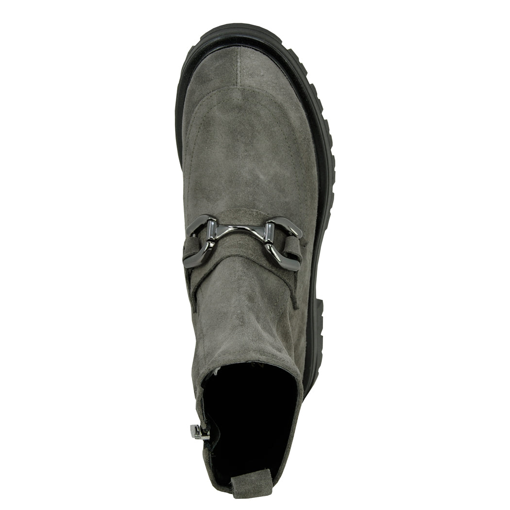 Larissa Suede Metal Bit Boot – Footnotes