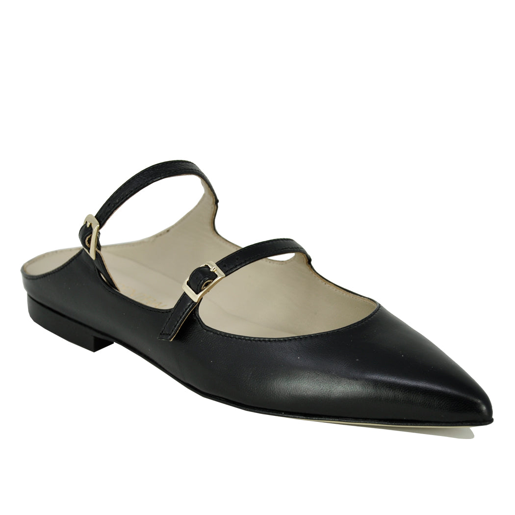 Lauren Nappa Flat Strap Mule – Footnotes