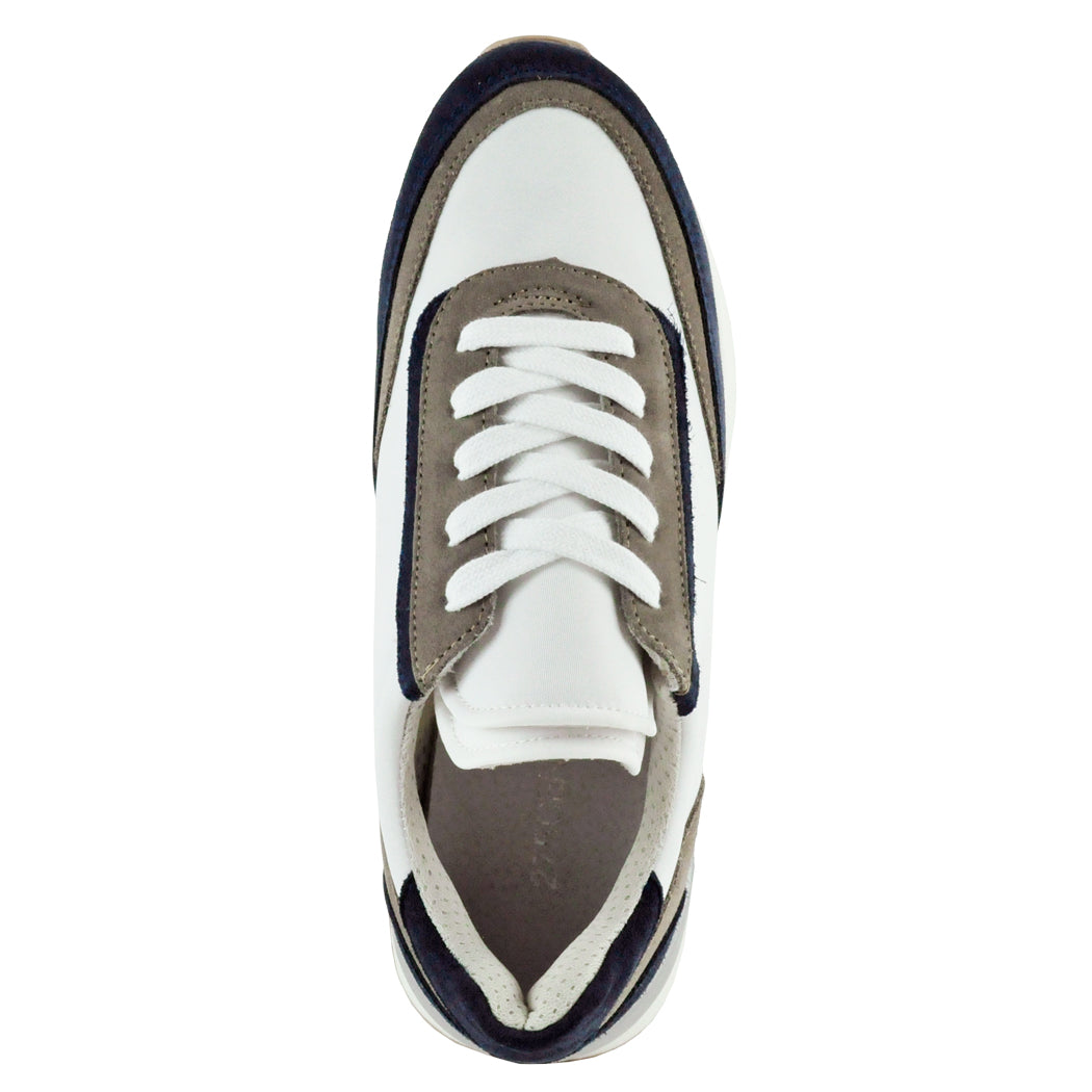 Marlowe Suede Combo Tie Sneaker – Footnotes