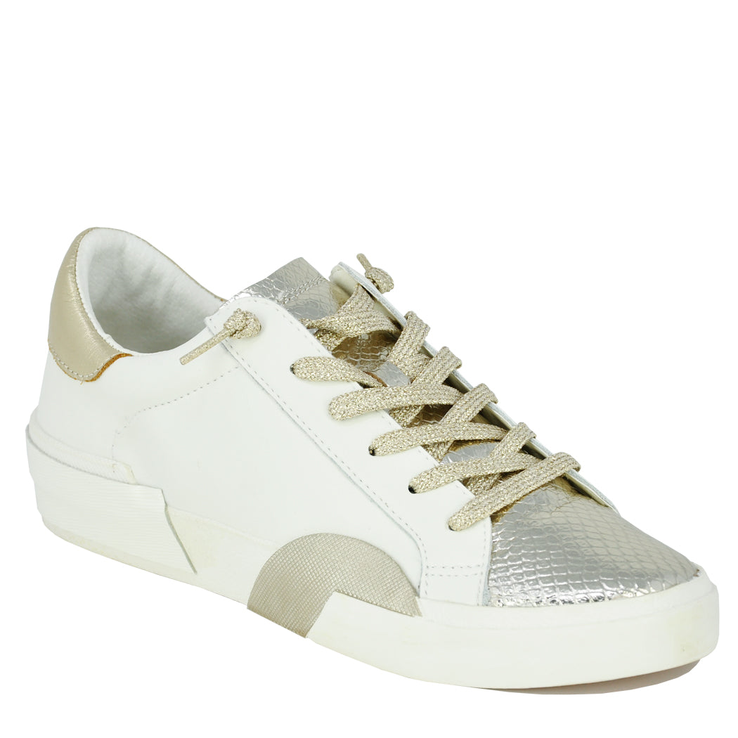 Zina Leather Tie Sneaker – Footnotes