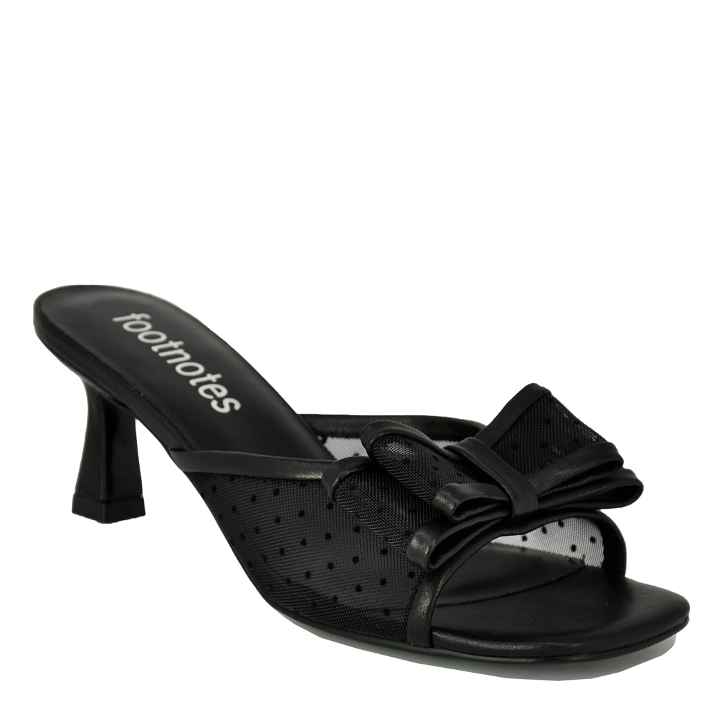 Maddy Mesh Bow Heel Slide – Footnotes