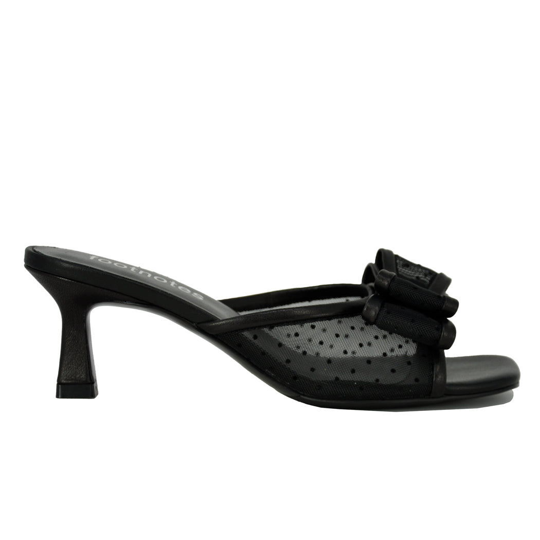 Maddy Mesh Bow Heel Slide – Footnotes