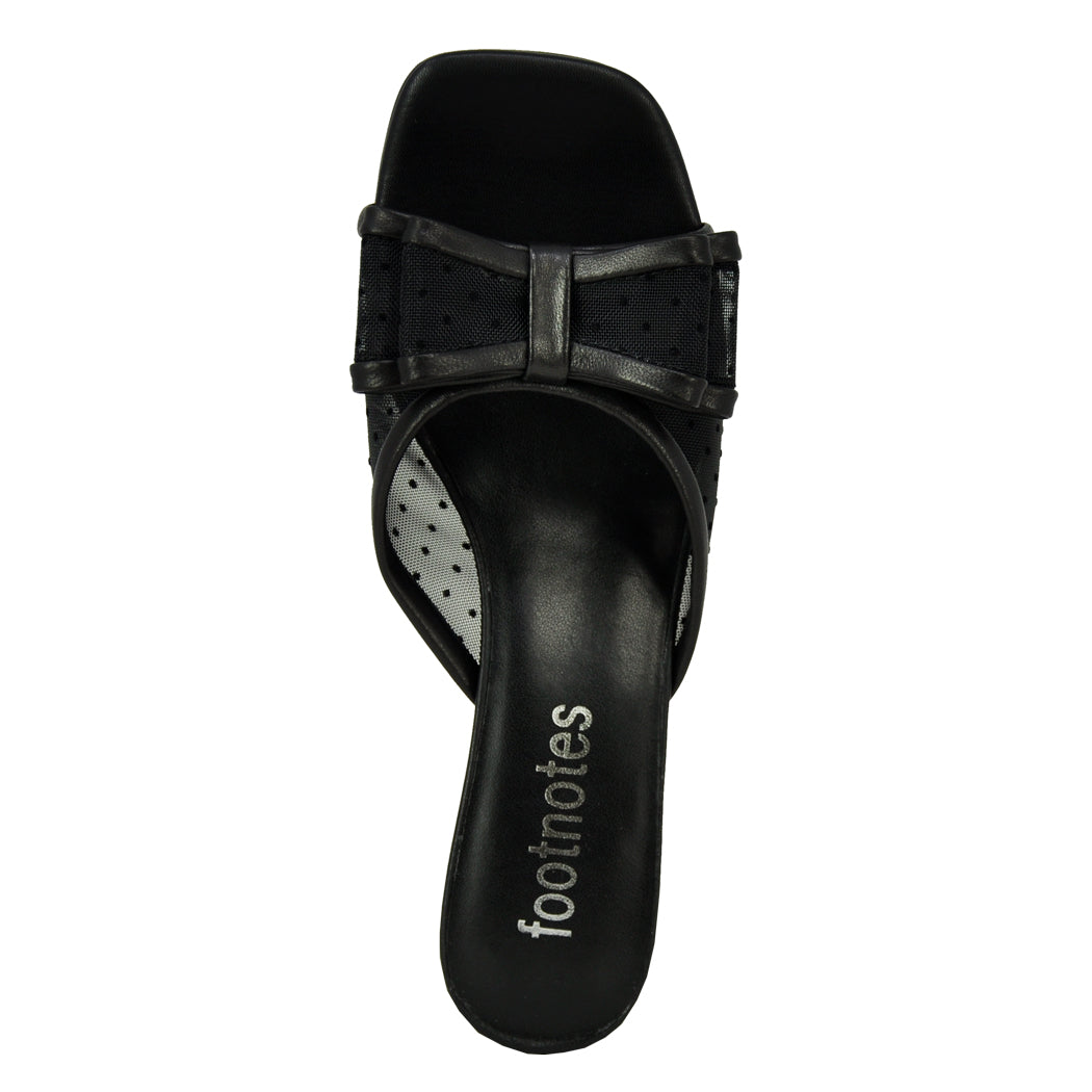Maddy Mesh Bow Heel Slide – Footnotes