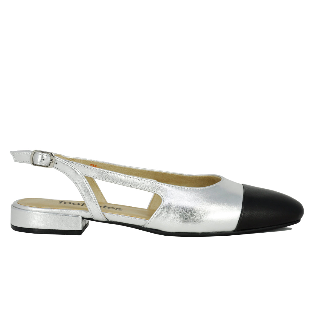 Tisha Leather Cap Toe Slingback – Footnotes