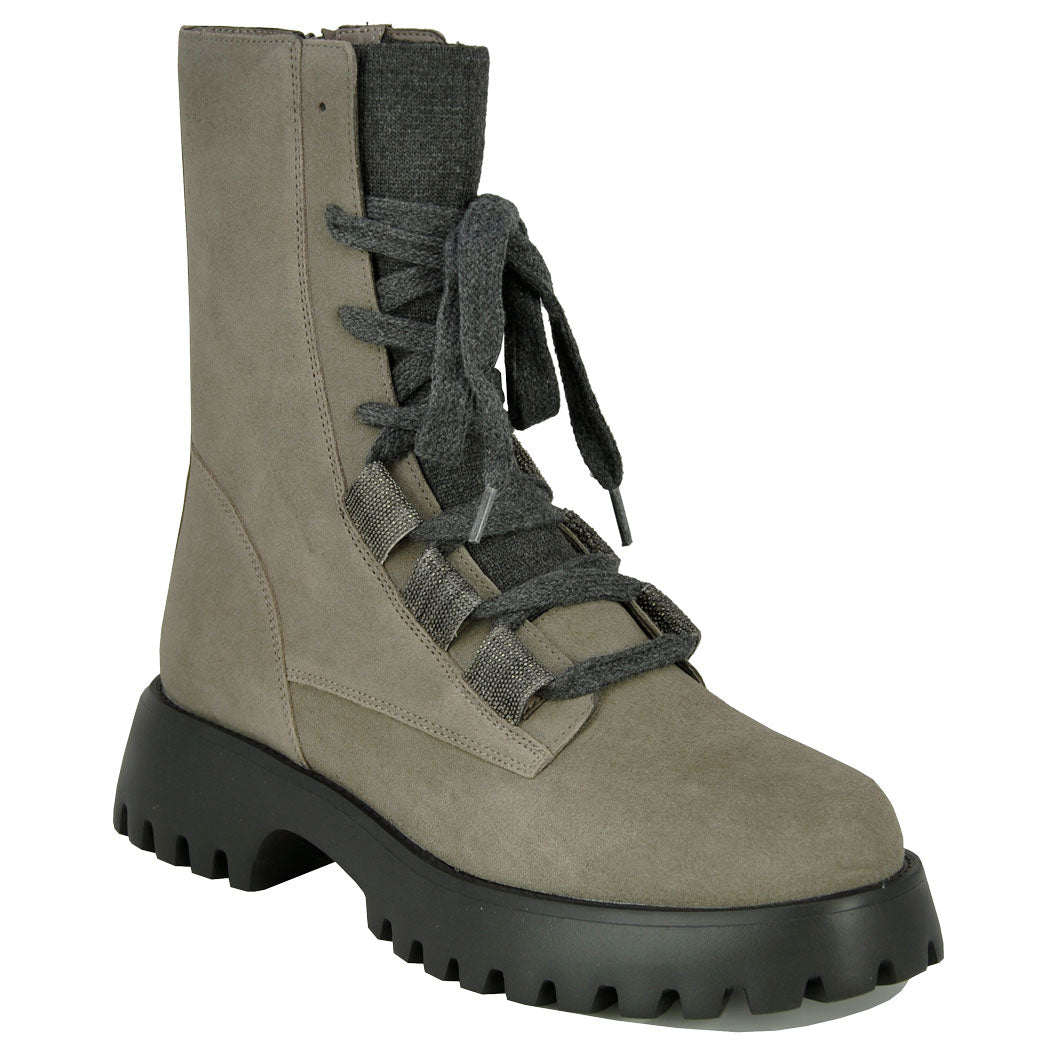 Zambou Suede Tie Lug Boot – Footnotes