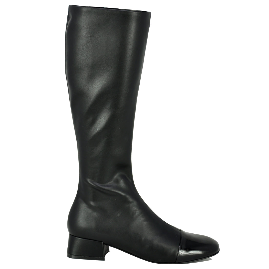 Allured-KT Leather Cap Toe Tall Boot – Footnotes