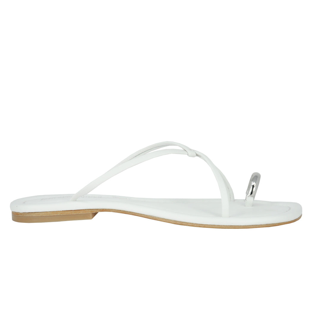 Pacifico Leather Toe Ring Flat Sandal – Footnotes