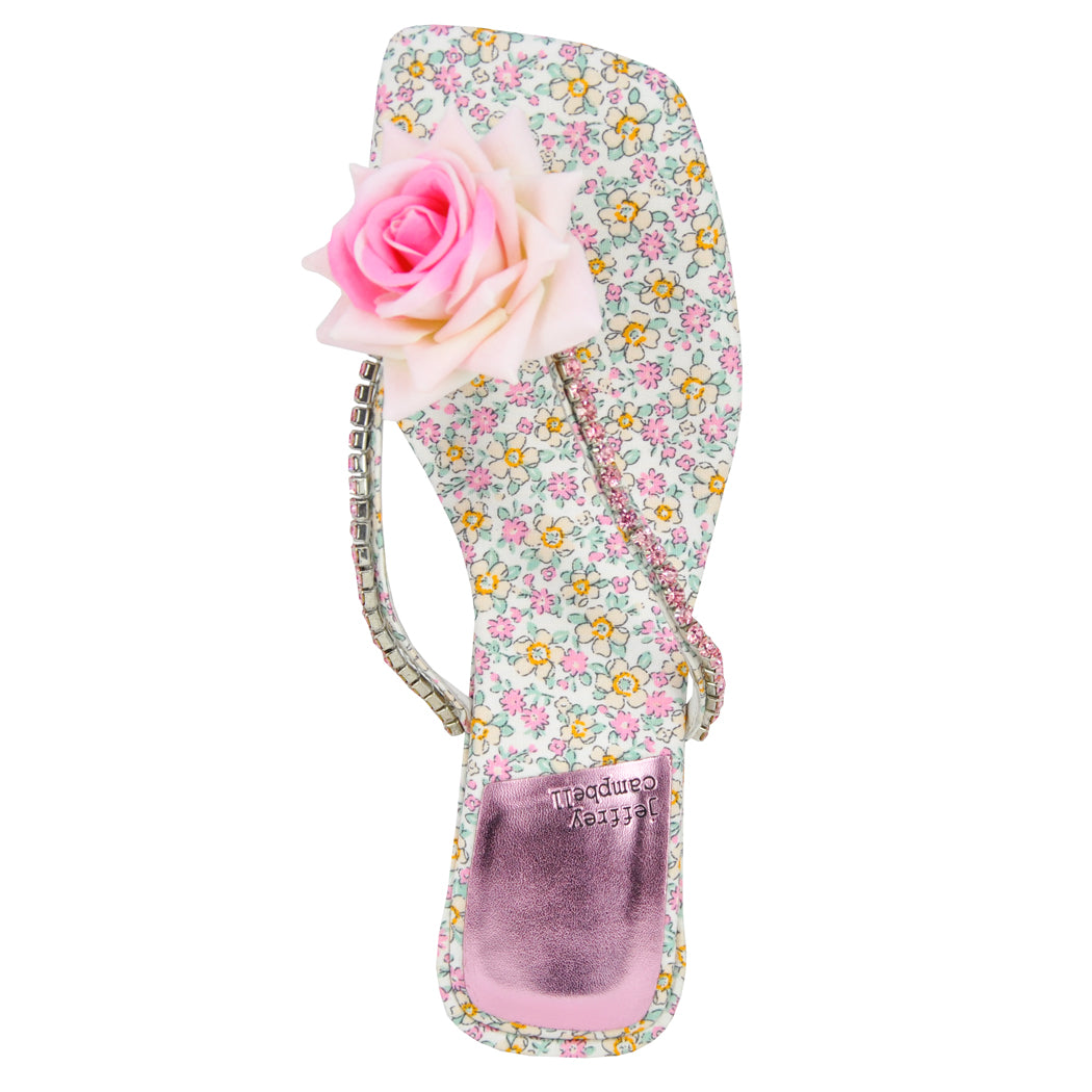 Primrose Multicolor Flower Heel Sandal – Footnotes