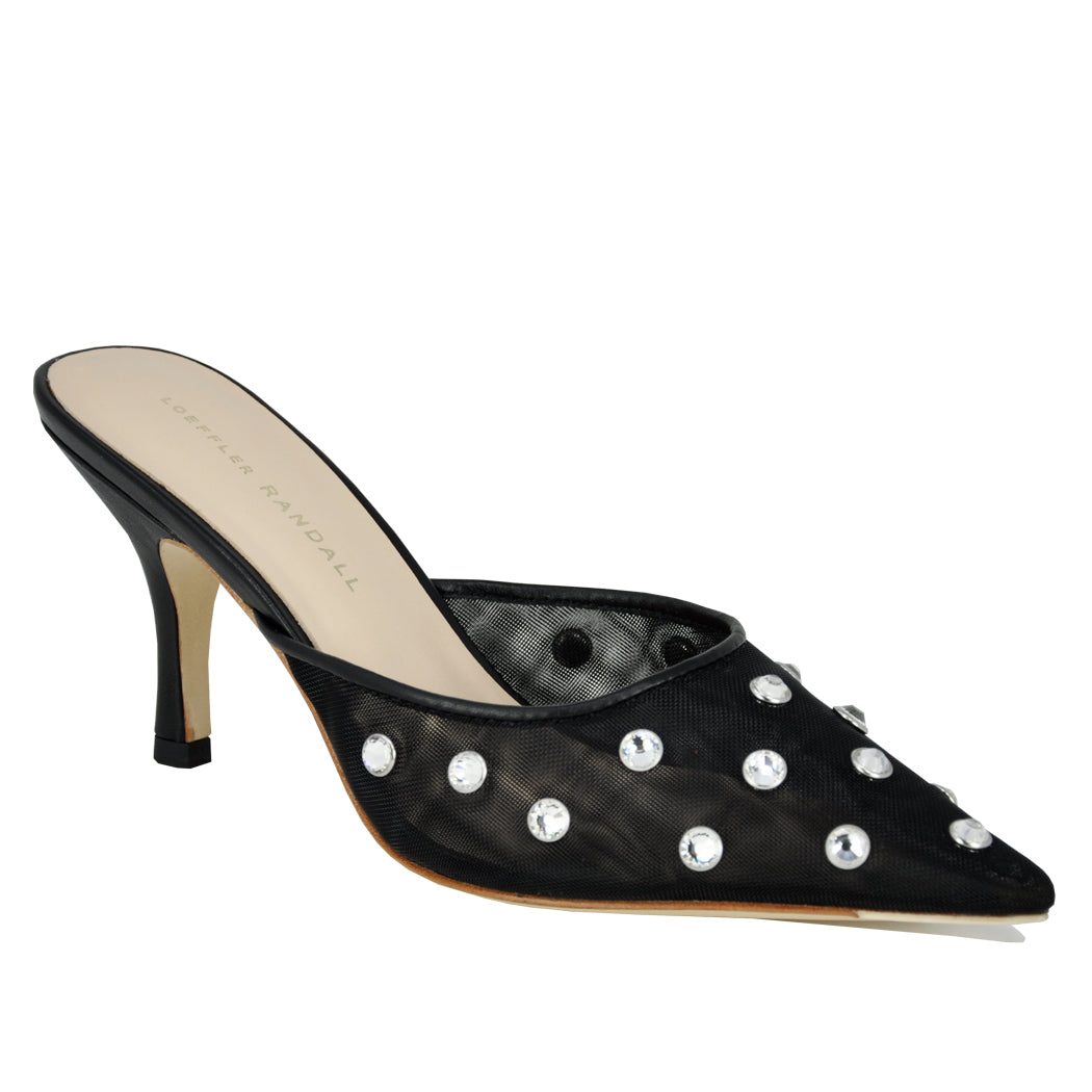 Paloma Mesh Crystal Slide – Footnotes