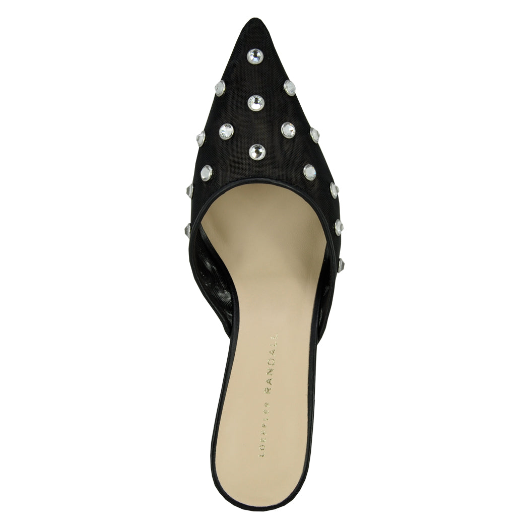 Paloma Mesh Crystal Slide – Footnotes