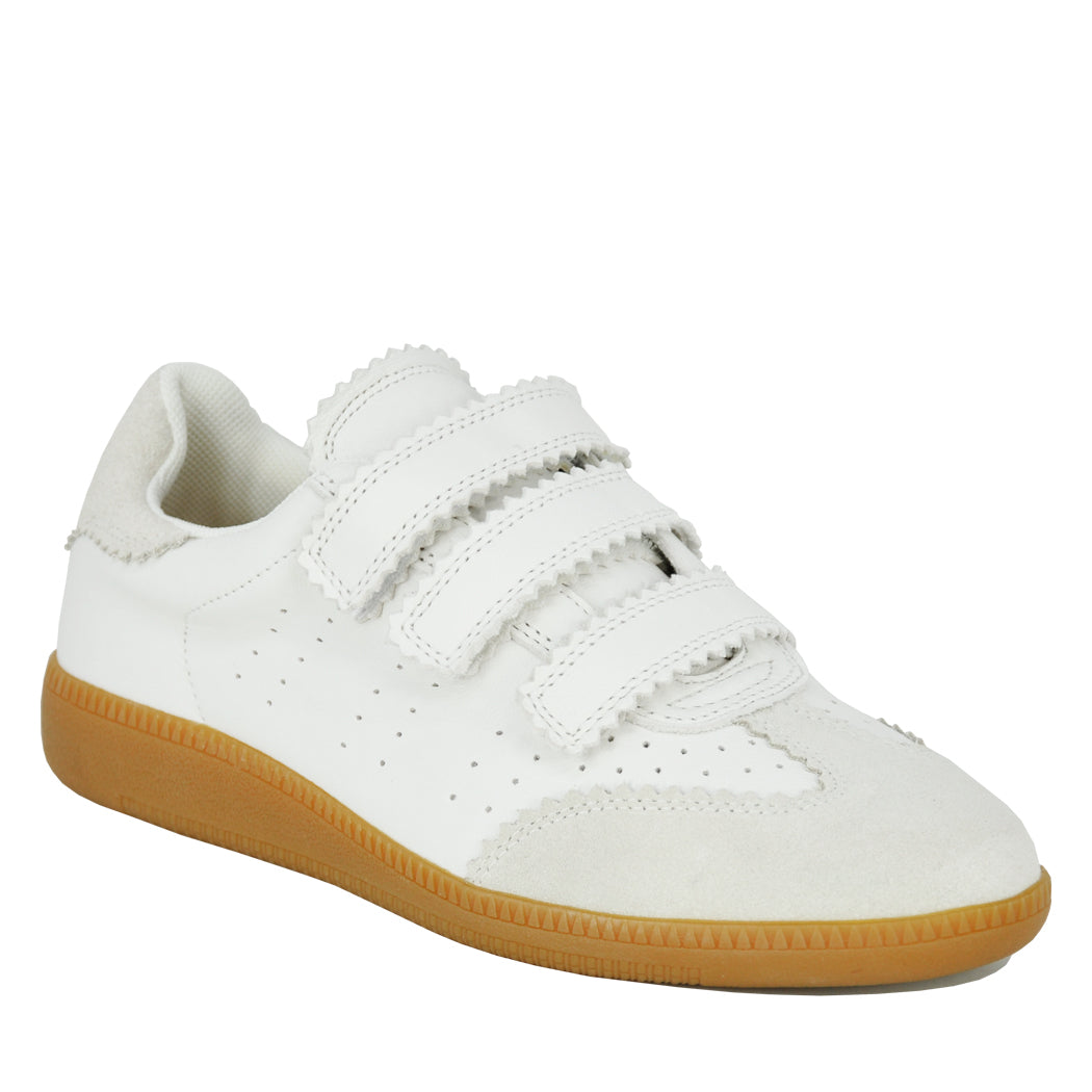 Seena Leather Velcro Sneaker – Footnotes