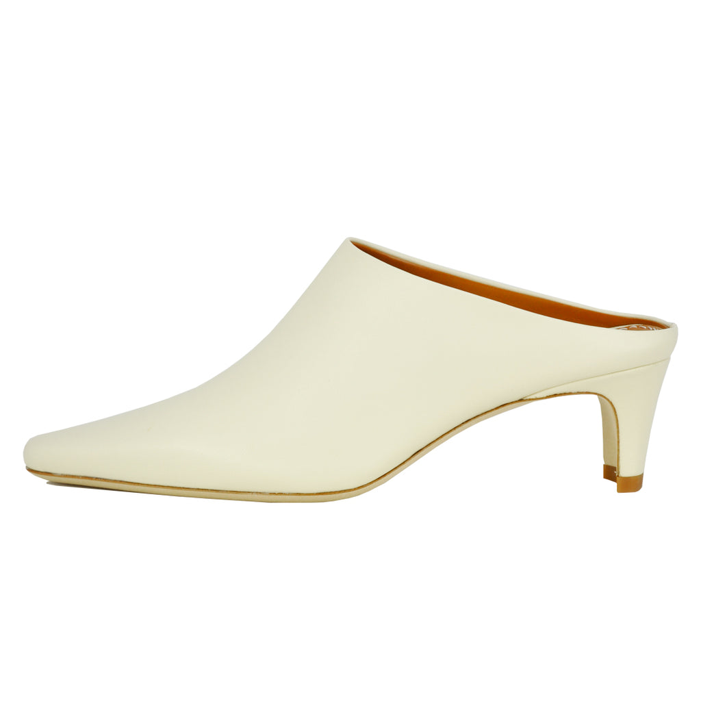 Wally Mule Leather Heel Mule – Footnotes